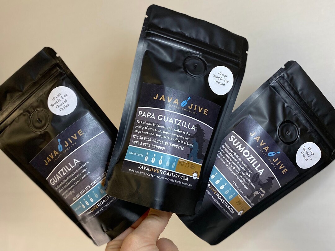 Sampler Set of 3 Fresh Roasted Gourmet Coffees for Coffee Lovers - Etsy