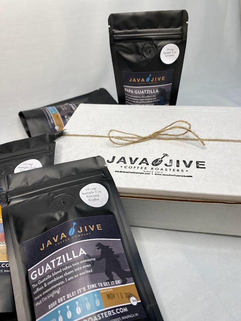 Sampler Set of 5 Gourmet Fresh Roasted Coffees, Gift Boxed - Etsy