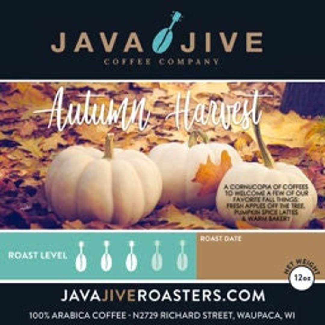 Autumn Harvest Fall Blend 12 Oz Fresh Roasted Bag of Gourmet Coffee - Etsy