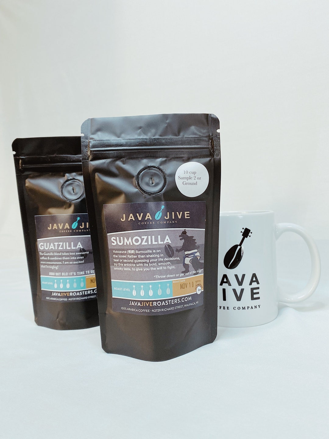 Sampler Set of 2 Fresh Roasted Gourmet Coffees for Coffee Lovers - Etsy