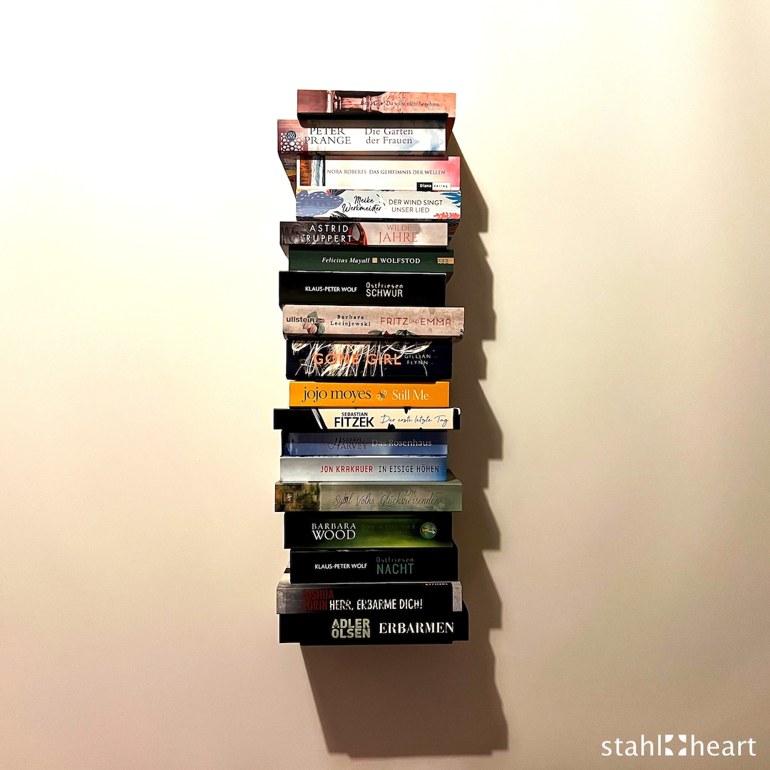 Bookcase bs Vertical Bookcase Storage Paperback Format - Etsy