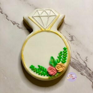 Wedding Royal Icing Sugar Cookie Set | Wedding Dress | Bridal Shower ...