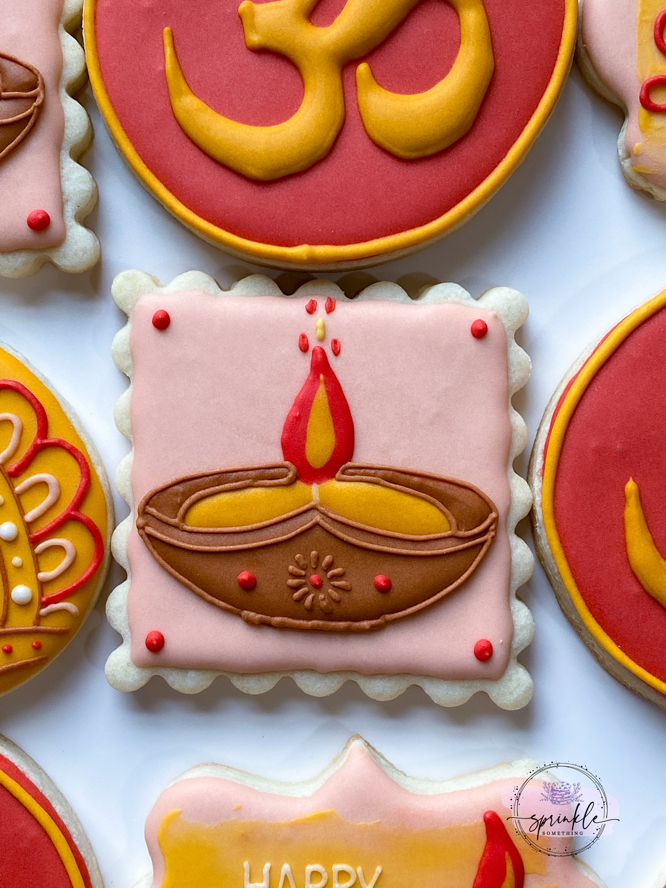 Diwali Sugar Cookies Festival of Lights Divali Happy Diwali Cookies ...