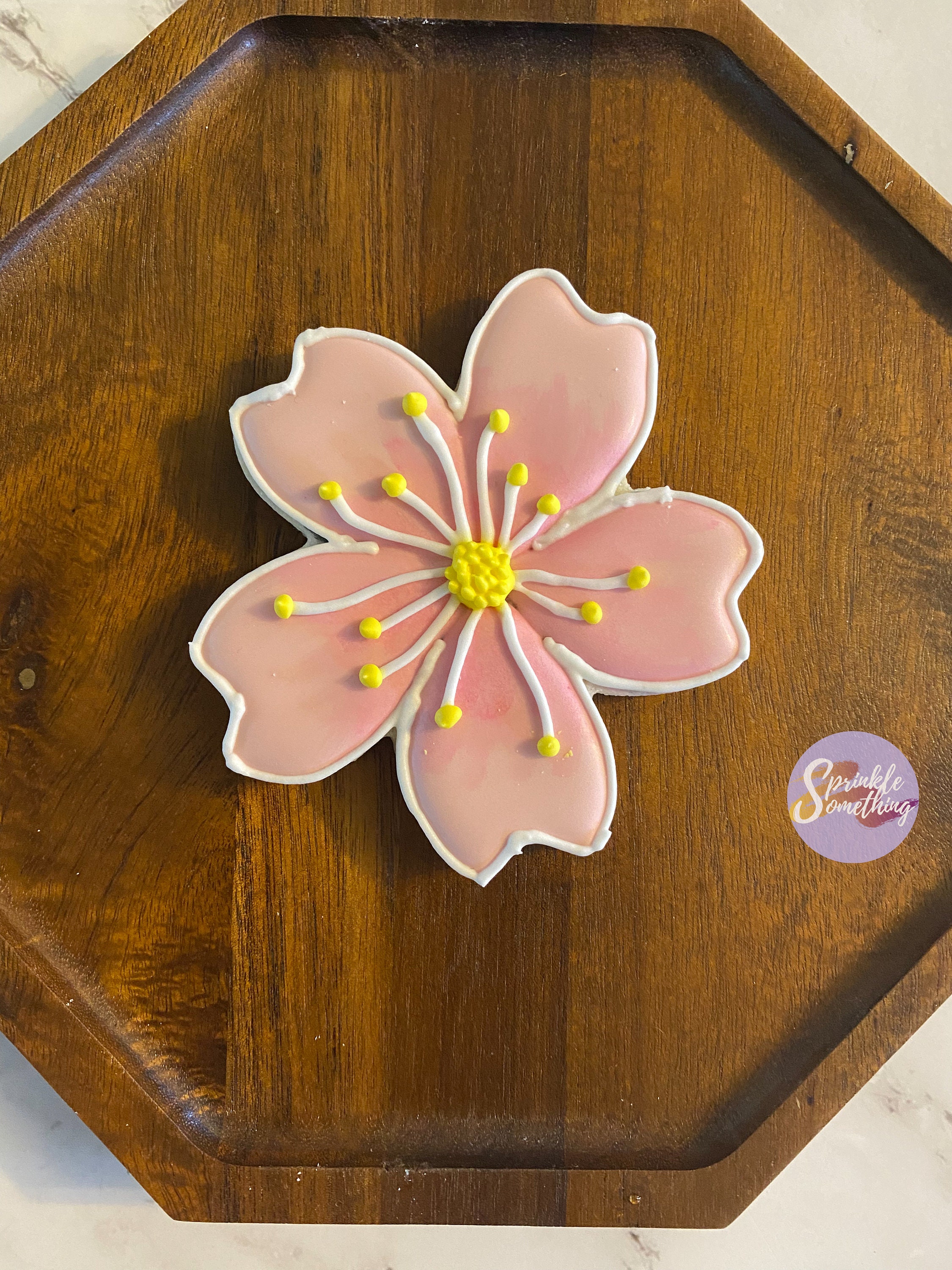 Cherry Blossom Royal Icing Sugar Cookies | Sakura Cookies | Flower ...