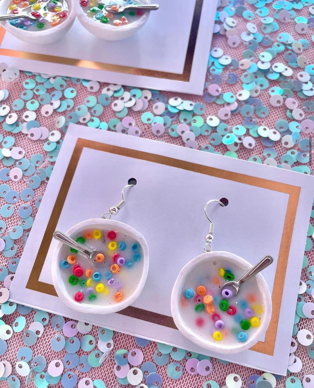 Fruity Loops Cereal Earrings - Etsy
