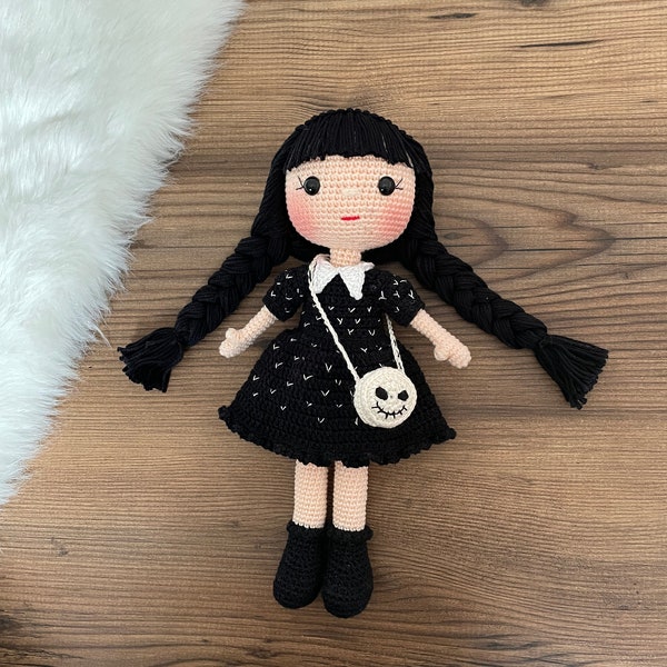 Wednesday Addams Barbie Doll - Etsy