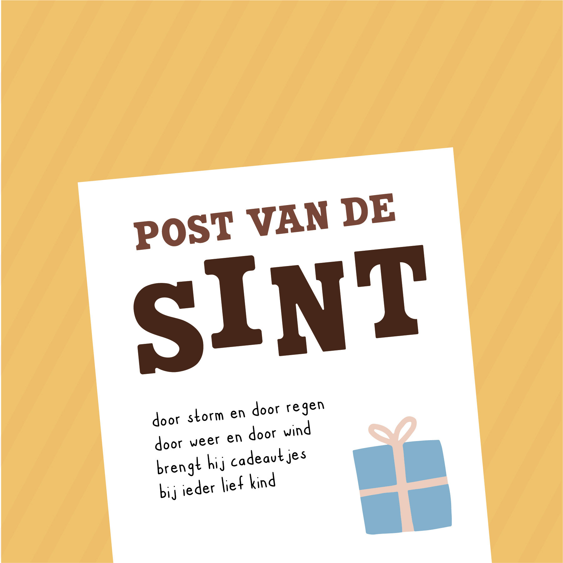 Sinterklaas Lettertype 'chocoletter' Een Font Van Chocoladeletters ...