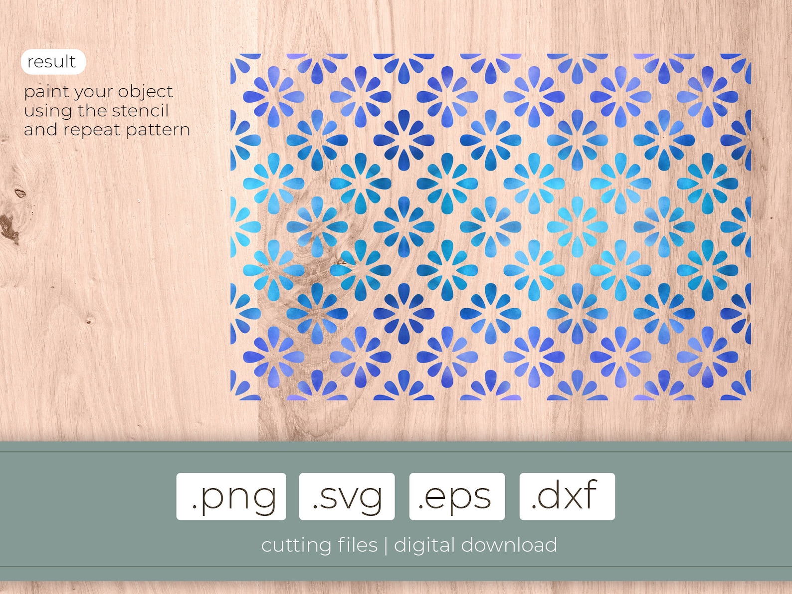 Tiles Stencil Cutting Files | 6 Pattern Tiles in .svg .dxf .eps .png ...