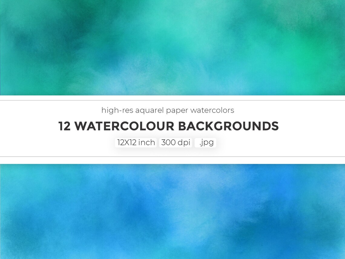 Watercolor Backgrounds Digital Paper Aquarel Texture - Etsy
