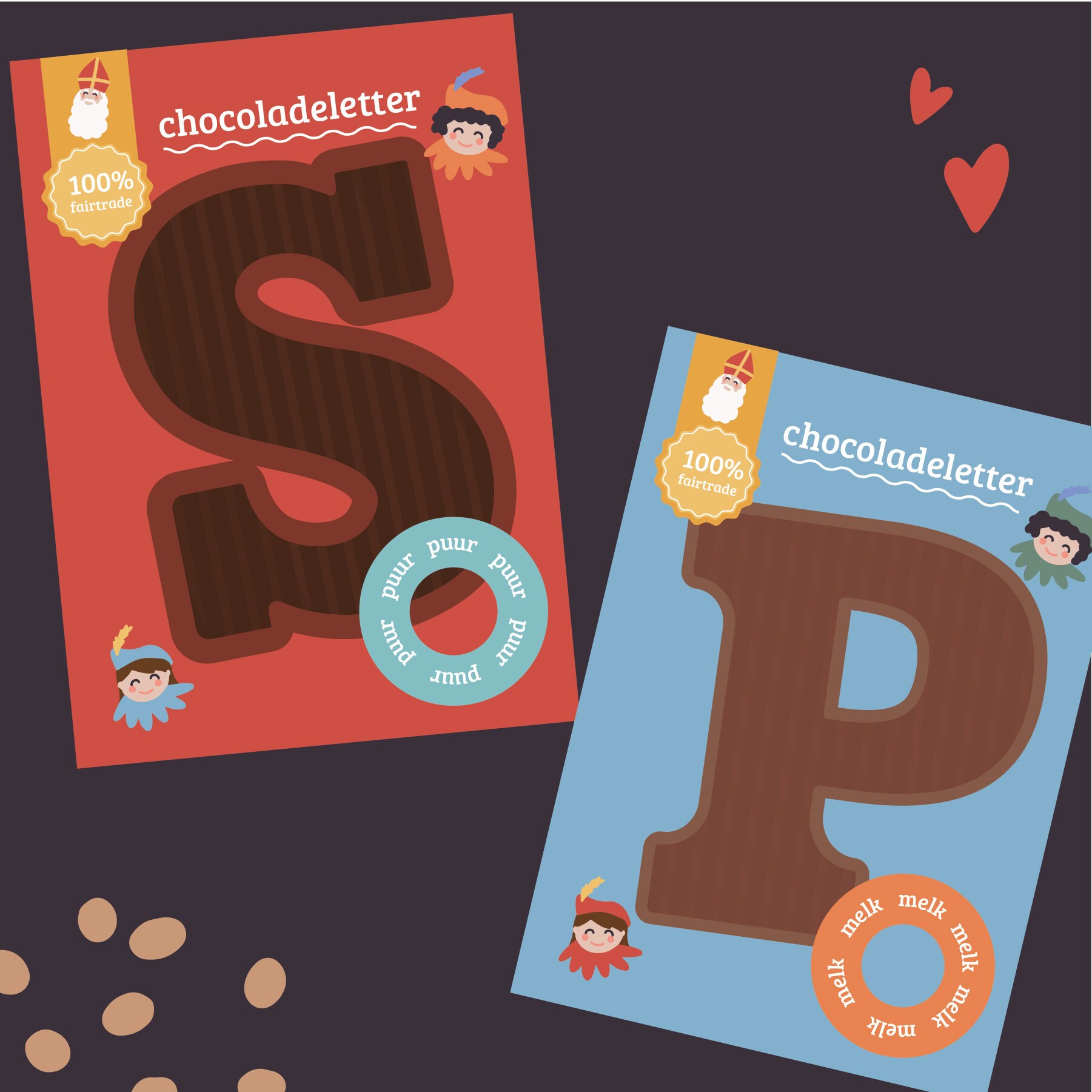 Sinterklaas Lettertype 'chocoletter' Een Font Van Chocoladeletters ...