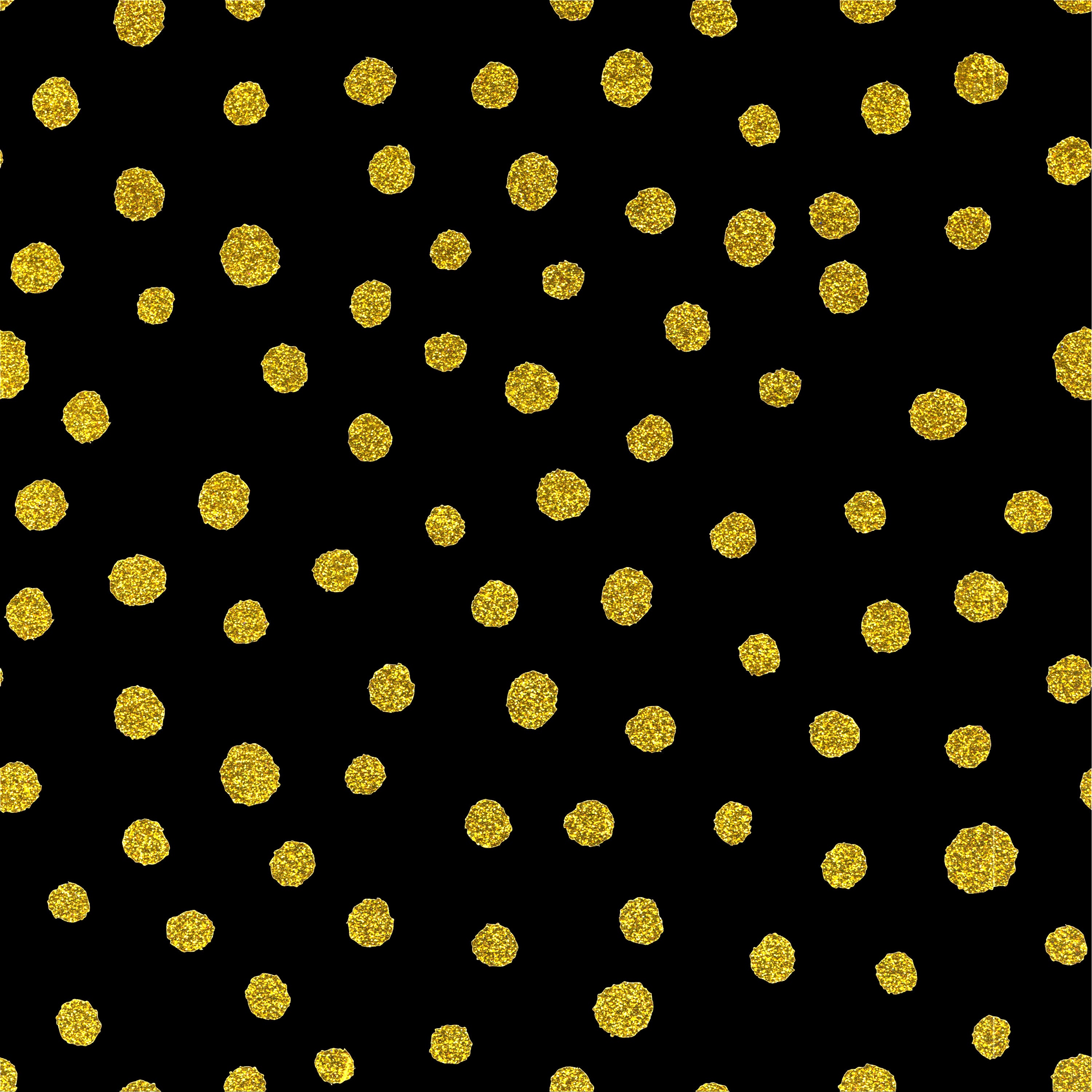 30 Seamless Pattern Design, Digital Paper, Polkadot Patterns With Gold ...