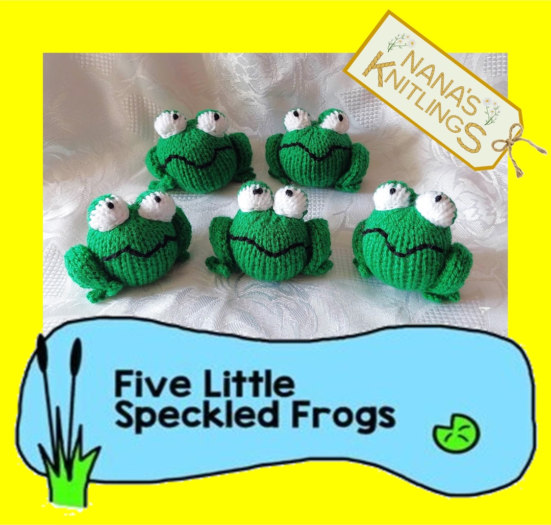 5 LITTLE SPECKLED FROGS Story Sack Item Nursery Rhyme Play Aids. Pack ...