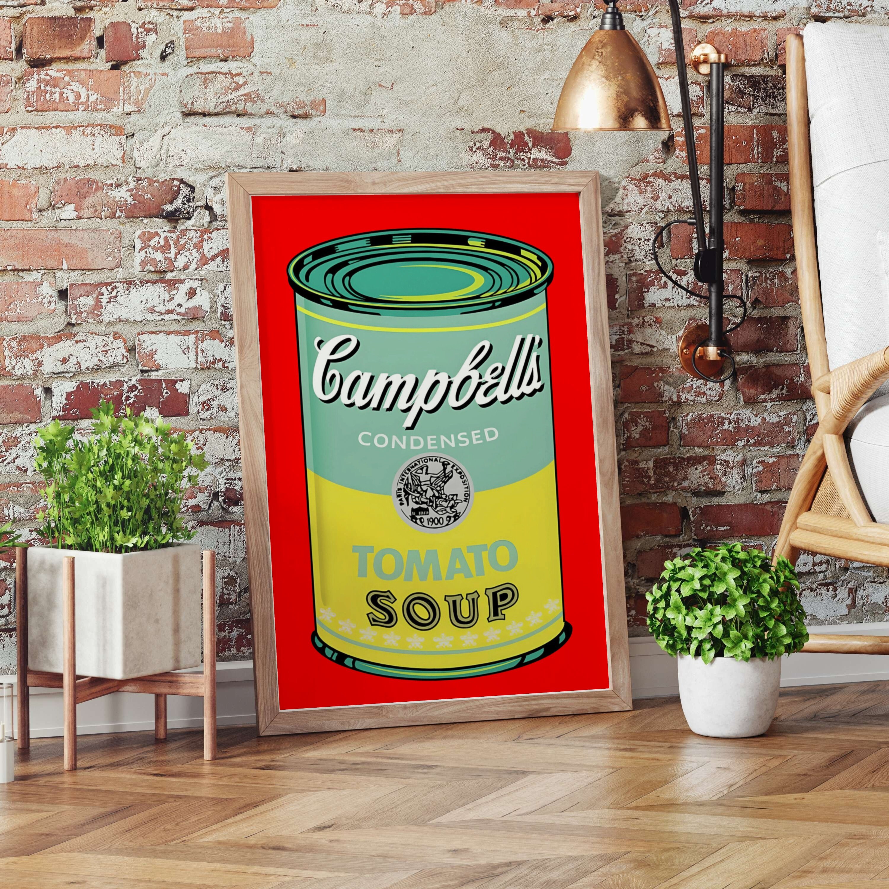 Campbell's Soup Print, Pop Art Printable Wall Art, Set of 3 Gallery ...