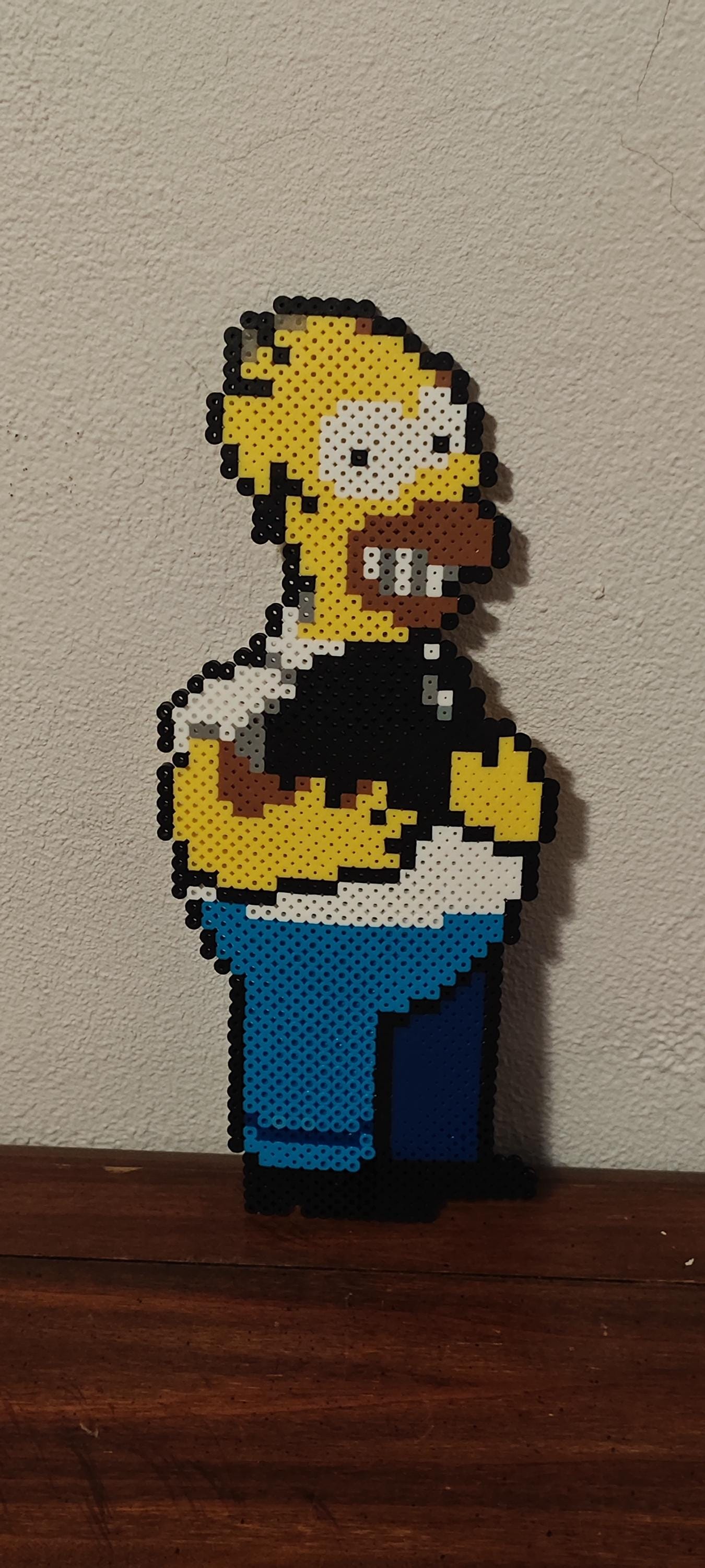 Homer Simpson Bead Art - Etsy