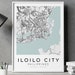 ILOILO CITY Philippines Map Print, City Map Poster, Unique Gift Idea ...