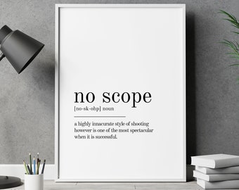 No Scope Quote Print - Etsy