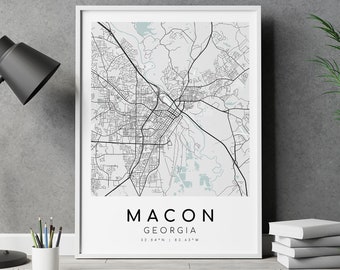Macon Ga Art Print - Etsy