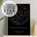 Digital Download Custom Star Map by Date Printable - Etsy