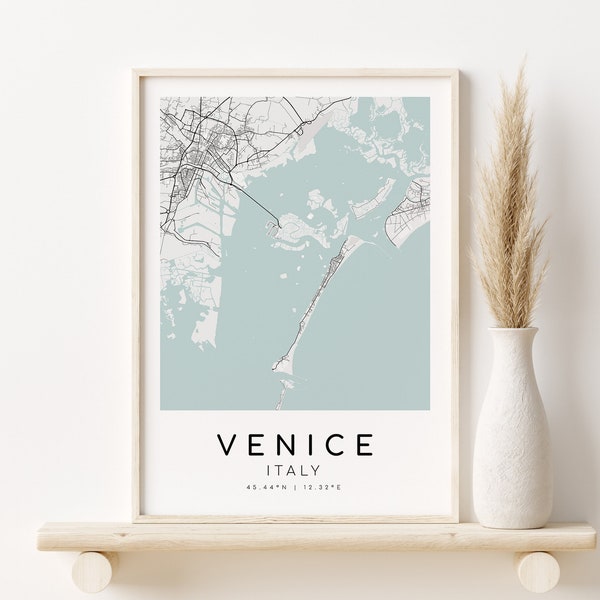Printable Map of Venice - Etsy