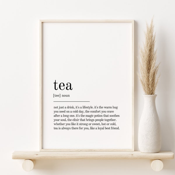 Tea Quote - Etsy