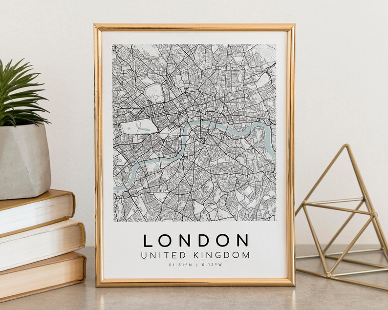 Custom City Map Digital Download Custom Map Print Valentines - Etsy