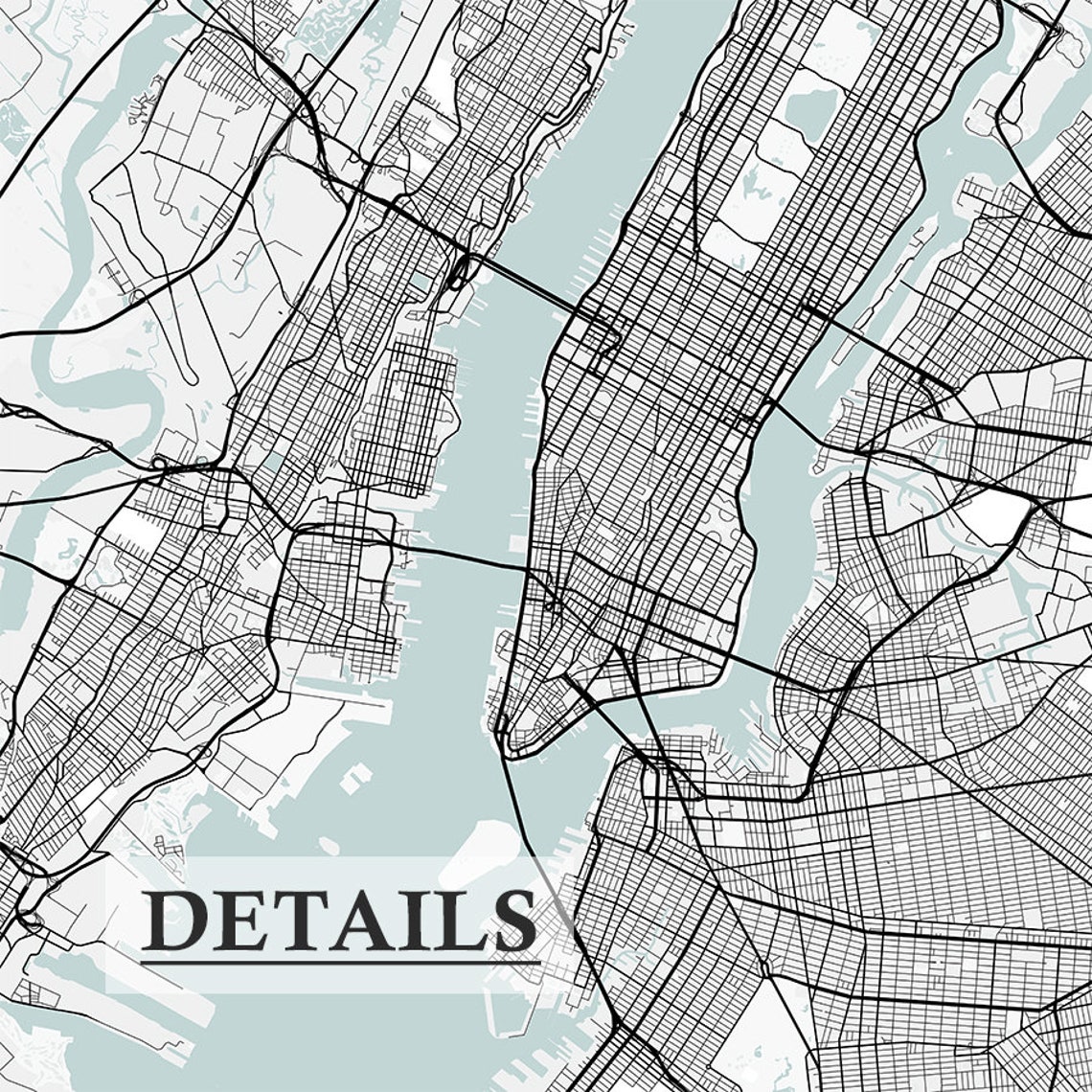 Set of 3 Custom City Map Digital Download City Map Download - Etsy