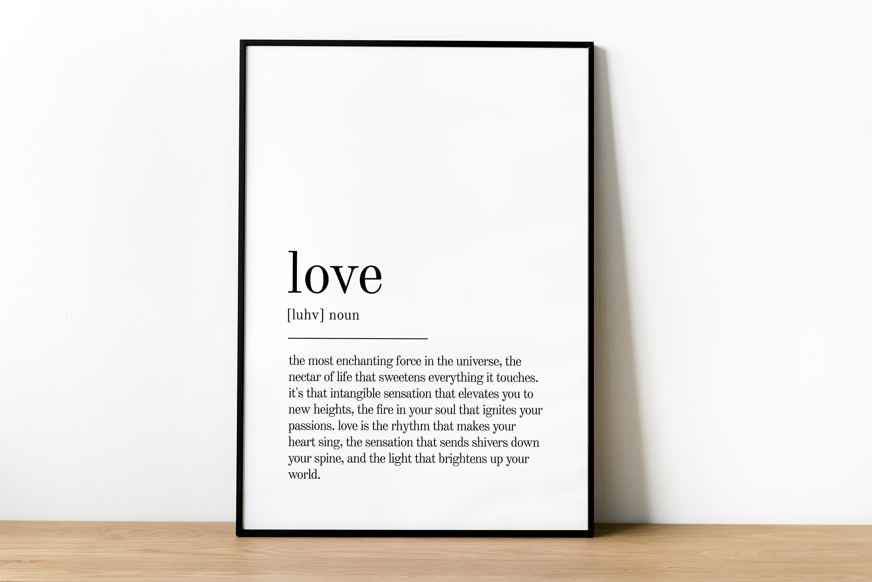 Love Definition Print Love Wall Art Prints Digital Download - Etsy