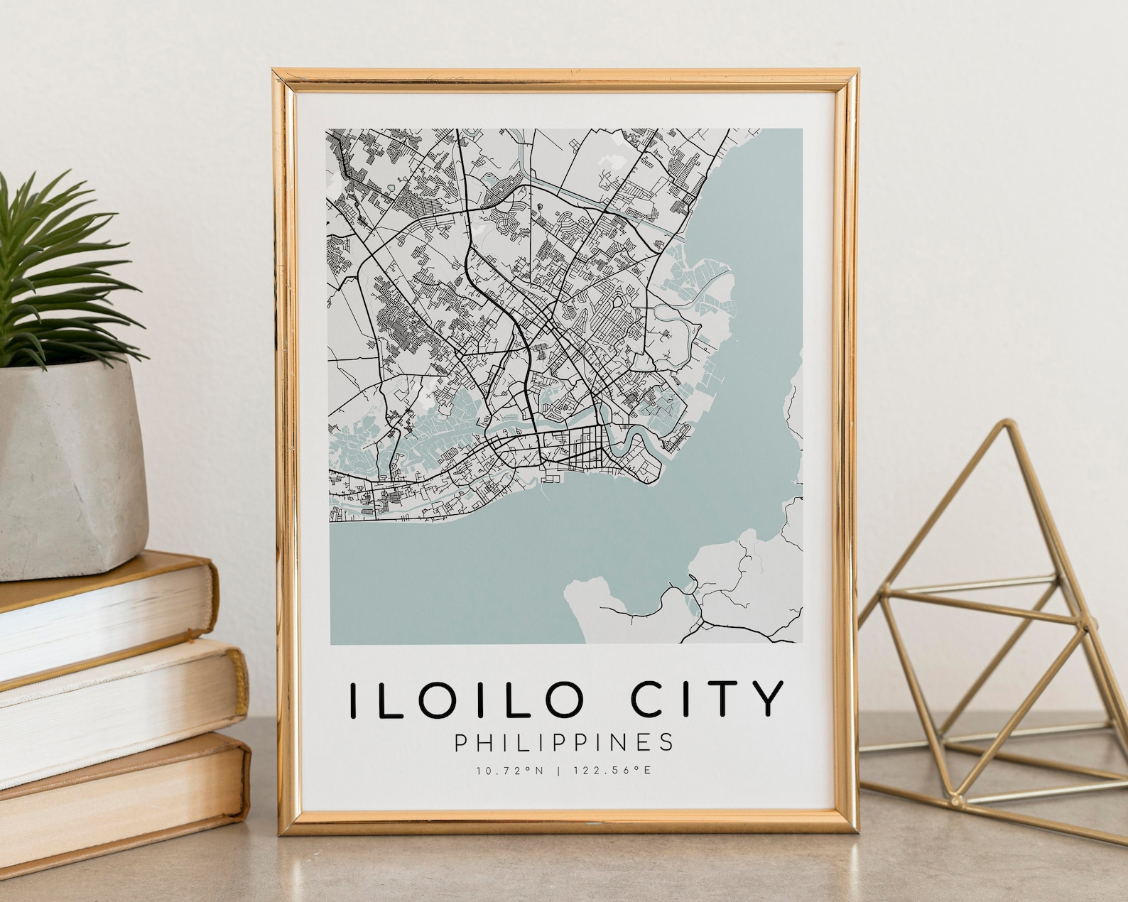 ILOILO CITY Philippines Map Print, City Map Poster, Unique Gift Idea ...