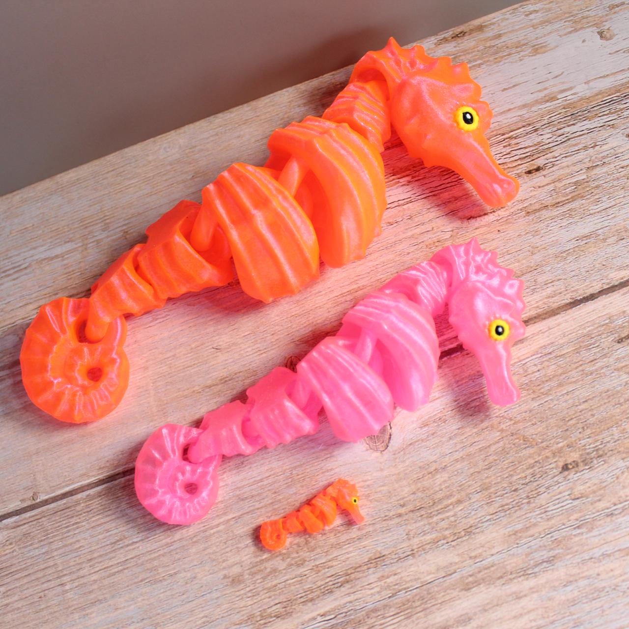 Flexi Seahorses – 3D Printed Articulated Ocean Creatures | Wiggle ...