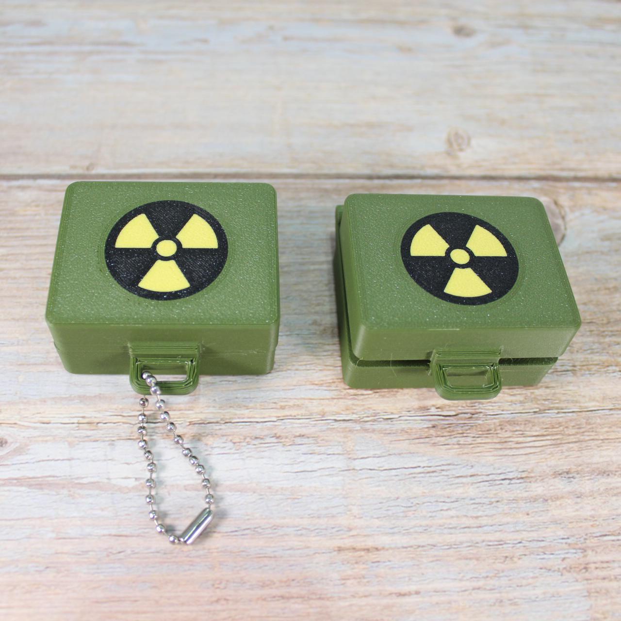 Mini Nuke & Top Secret Nuke Briefcase Clicker Fidget Toys or Keychains ...