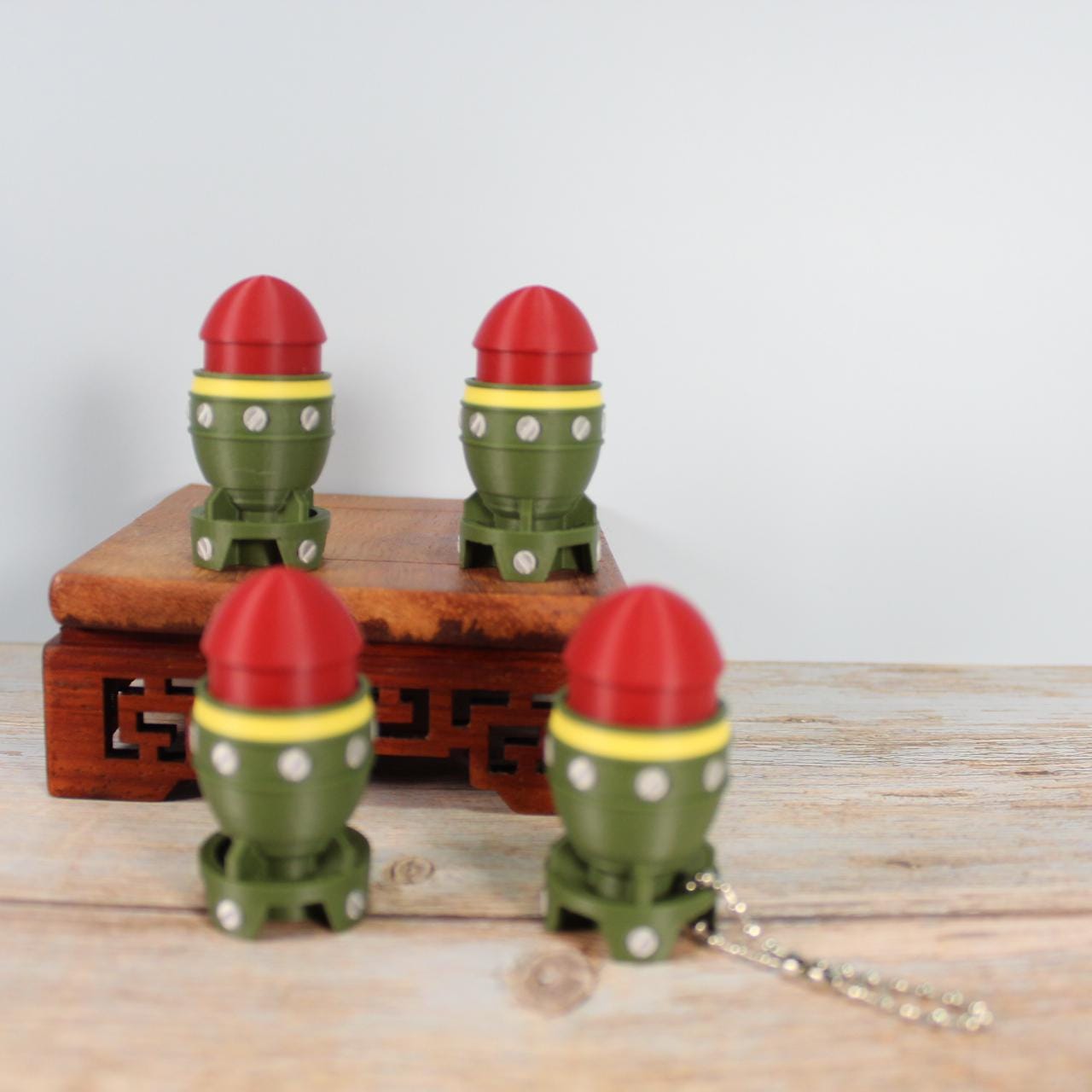 Mini Nuke & Top Secret Nuke Briefcase Clicker Fidget Toys or Keychains ...