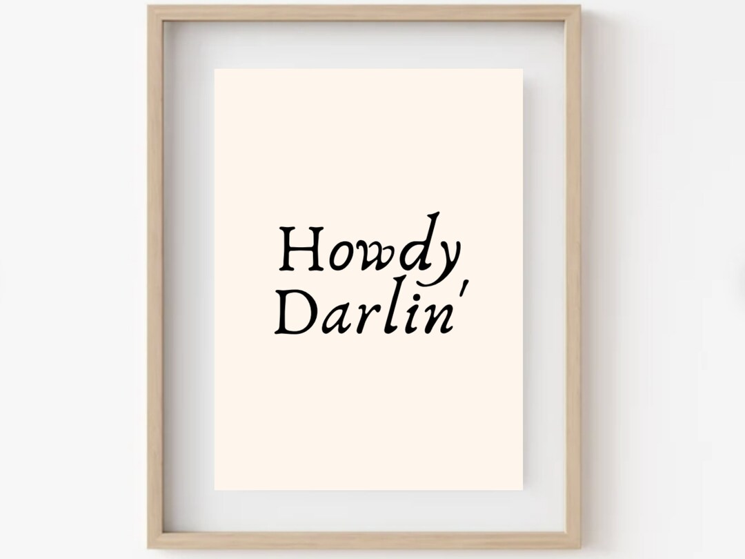 Western Poster Printables - Etsy