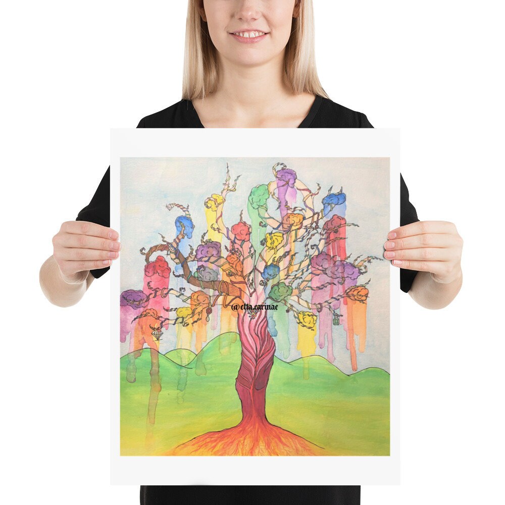 Tree Poster - Etsy