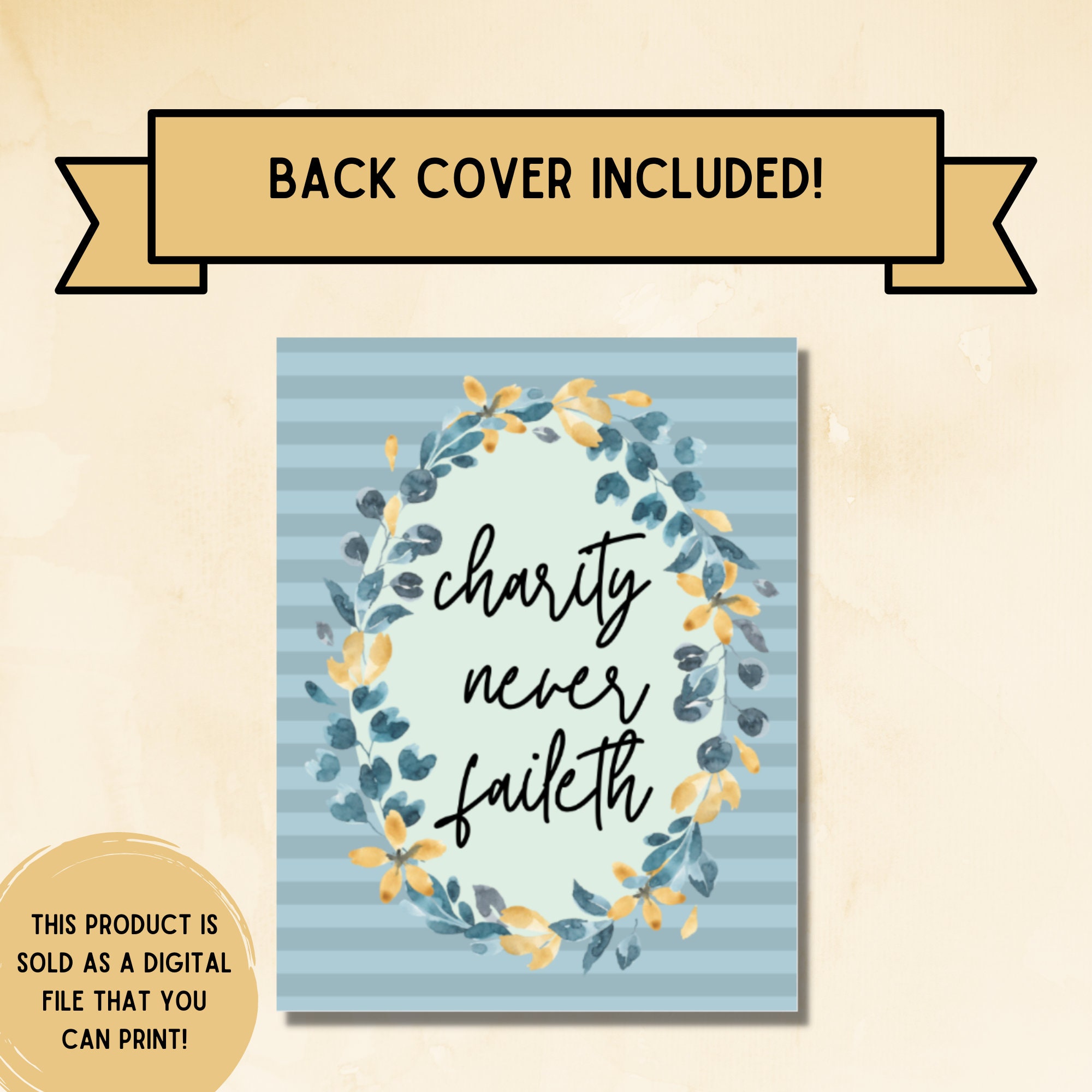 Relief Society Binder Covers – Printable LDS Binder Bundle (PDF ...