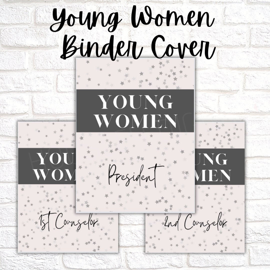 PRINTABLE LDS Binder Cover Young Women - Etsy
