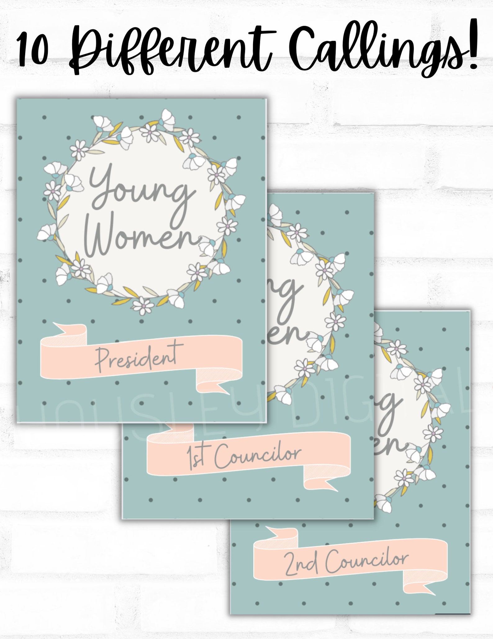 Young Women Binder Cover - LDS Printable Binder Artwork - Etsy