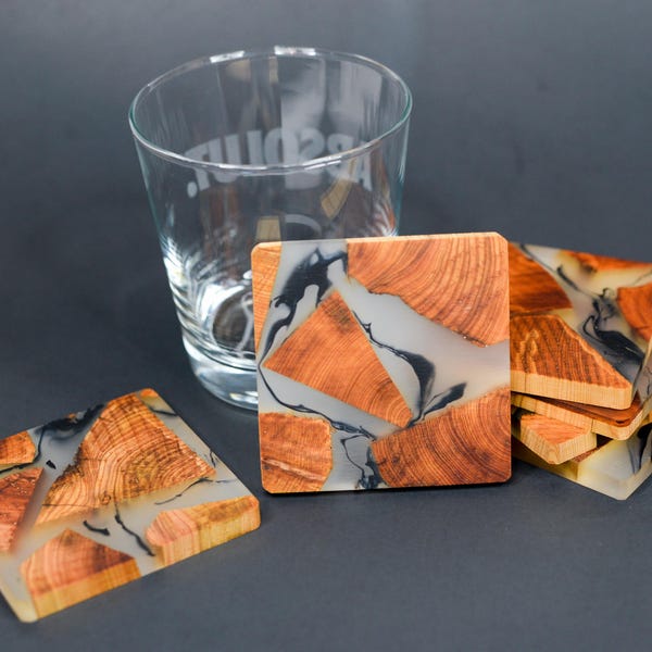 Wood Coasters Epoxy - Etsy