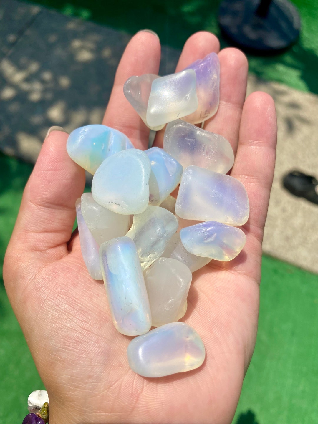 Opal Tumbled Stone - Etsy