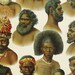1897 Antique Lithograph of PEOPLE From OCEANIA. Oceanian People ...
