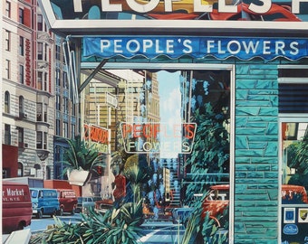 RICHARD ESTES: "nedick's, 1970". Original Art Poster for Museo Thyseen ...