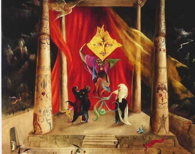 LEONORA CARRINGTON, Original Exhibition Poster. Surrealism. Surrealist ...