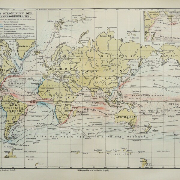 Old World Map of Climate - Etsy