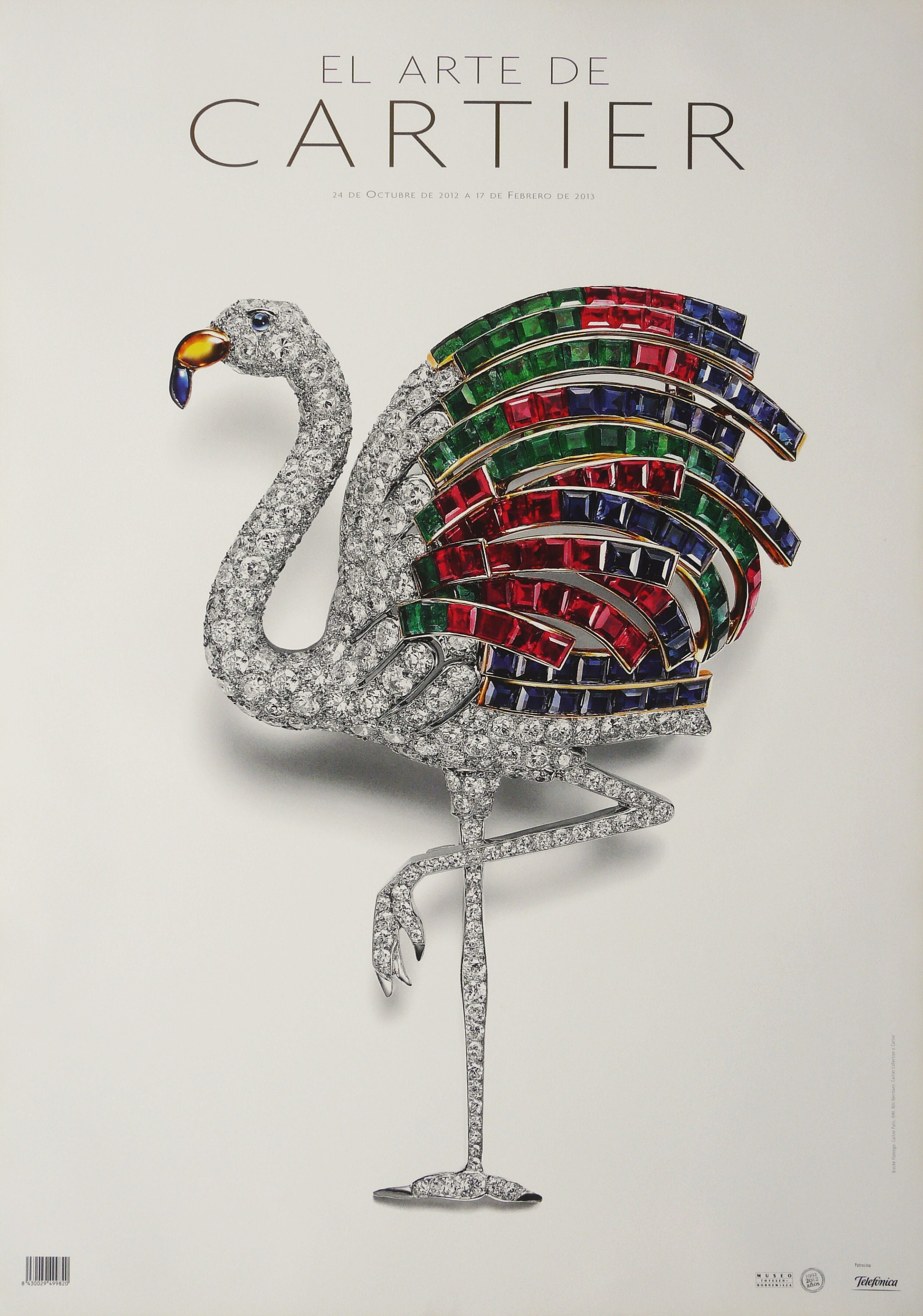 CARTIER, Original Exhibition Poster for Museo Thyseen-bornemisza ...