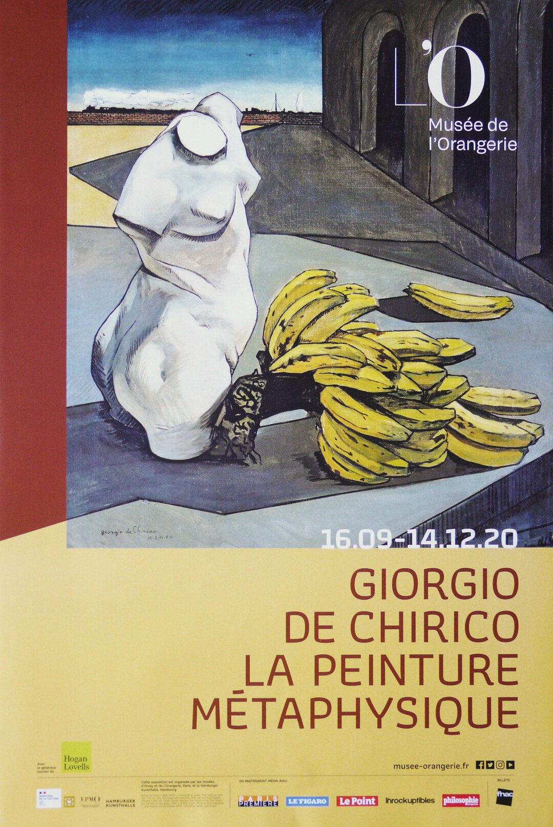 GIORGIO DE CHIRICO. Original Exhibition Poster, 2020. Metaphysical Art ...
