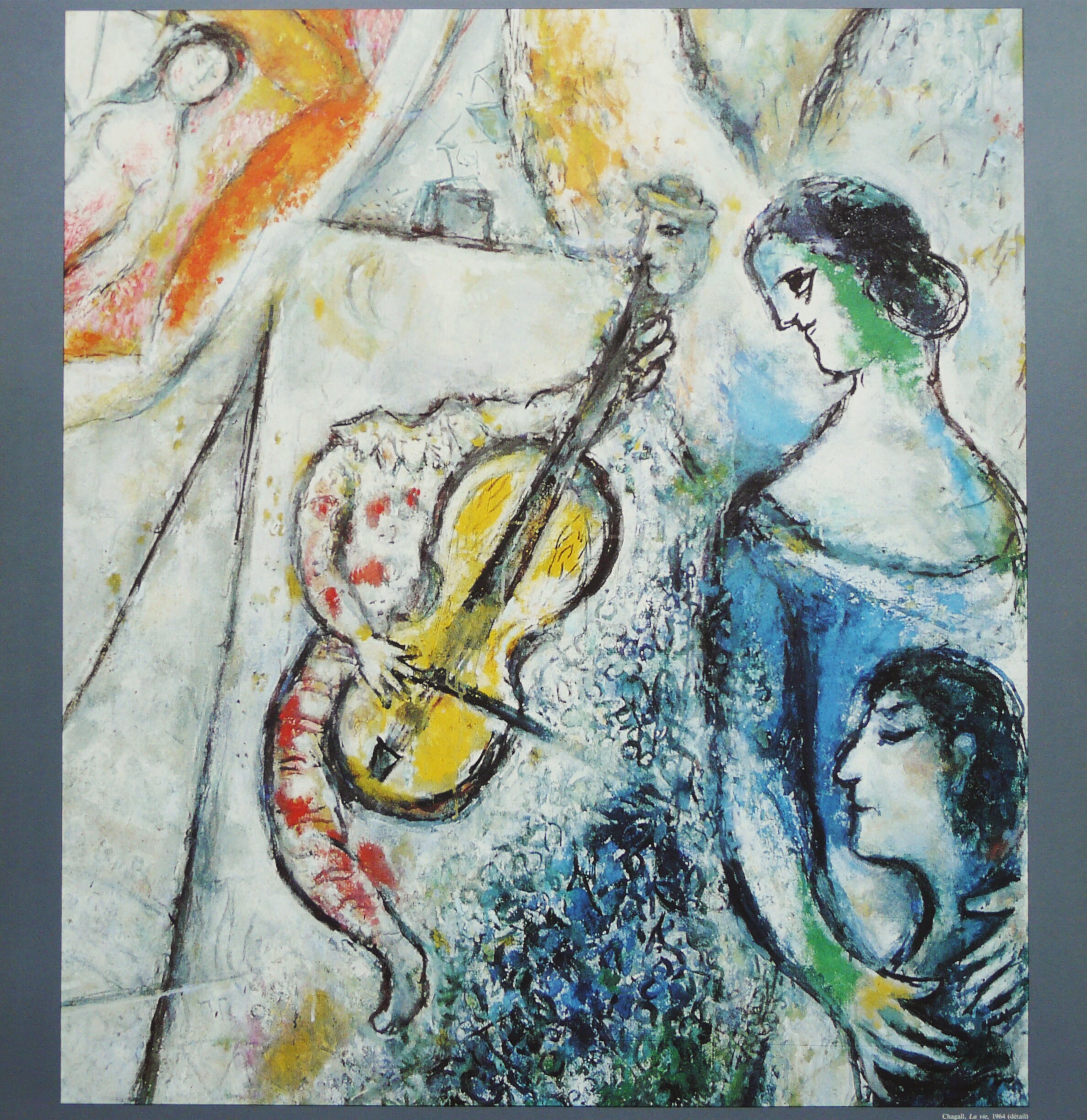MARC CHAGALL, Exhibition Poster for Fondation Maeght, Provence, France ...