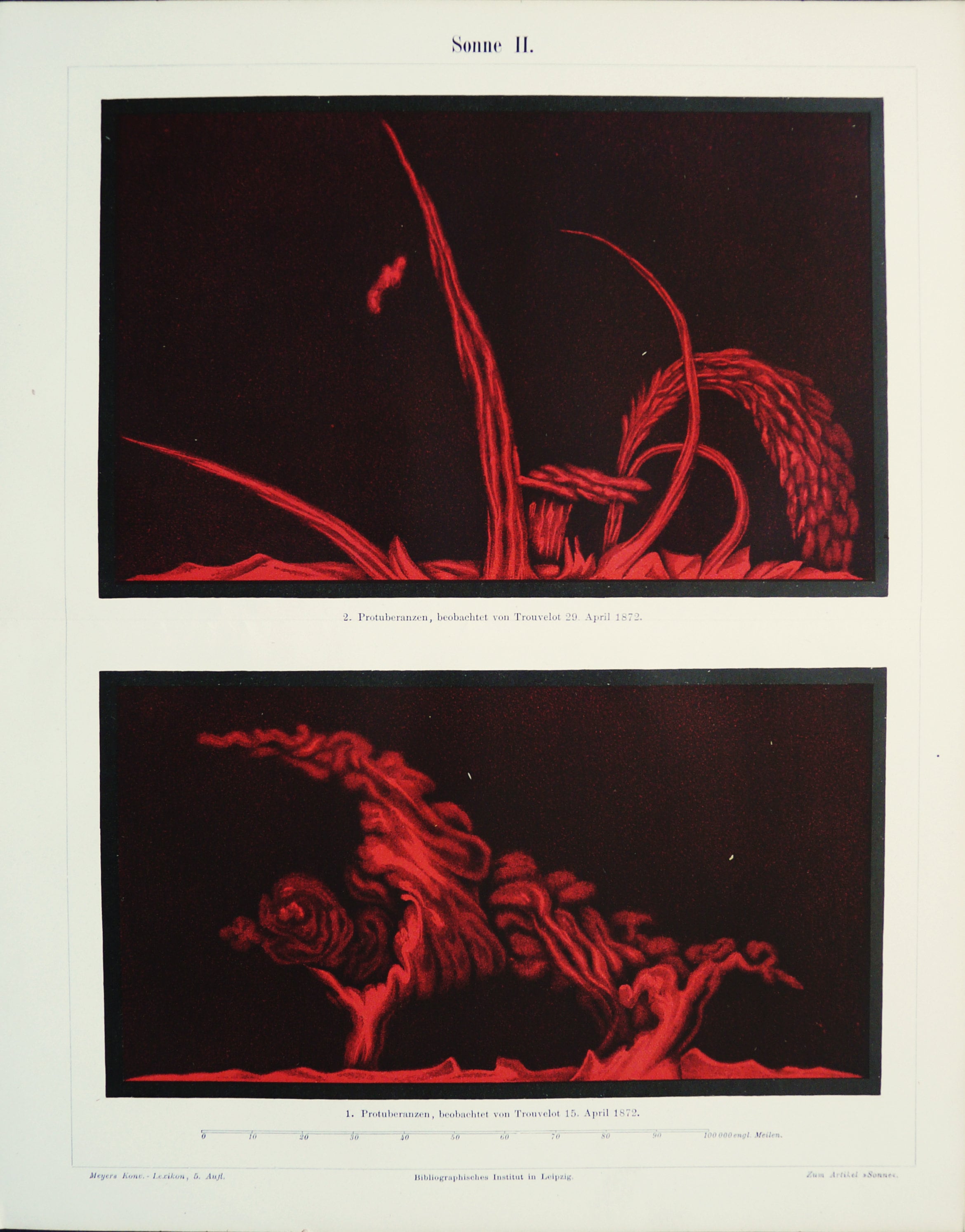 Art & Collectibles Solar Eclipse Total Eclipse Solar Flares 124 years ...