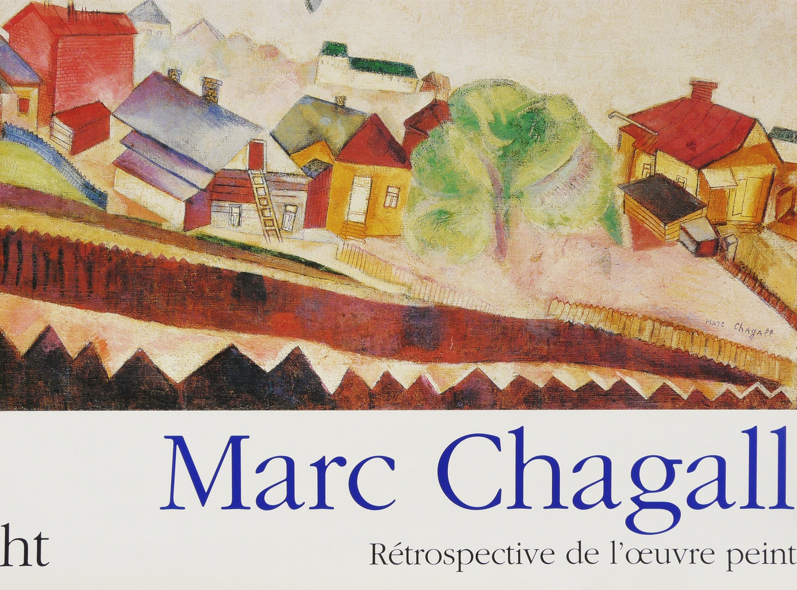 MARC CHAGALL, Exhibition Poster for Fondation Maeght, Provence, France ...
