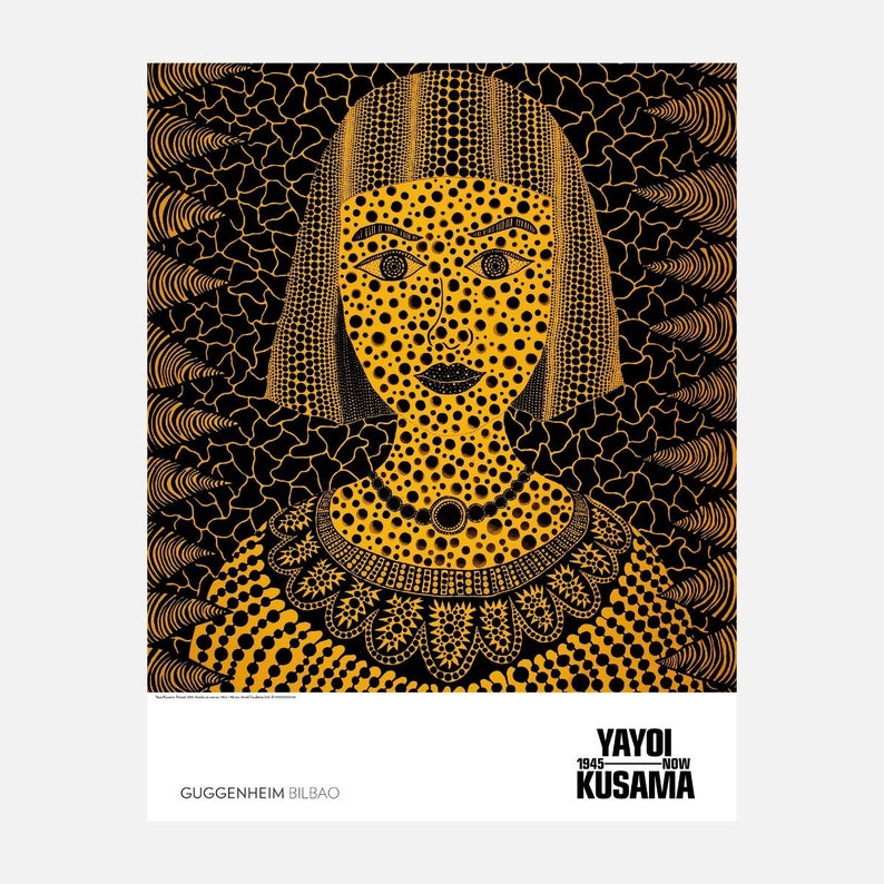 YAYOI KUSAMA Original Exhibition Poster. Pop Art. Feminist - Etsy