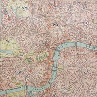 1922 London, England, United Kingdom Street Map - Etsy UK