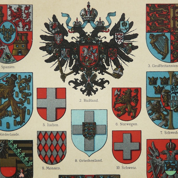 Heraldry - Etsy